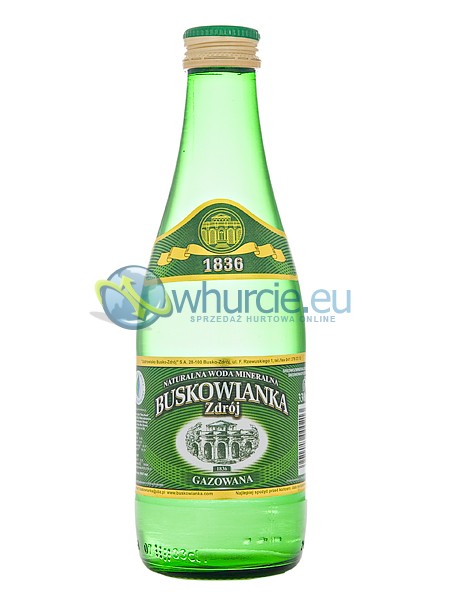 WODA BUSKOWIANKA butelki szklane bezzwrotne 0,33l - Hurtownia